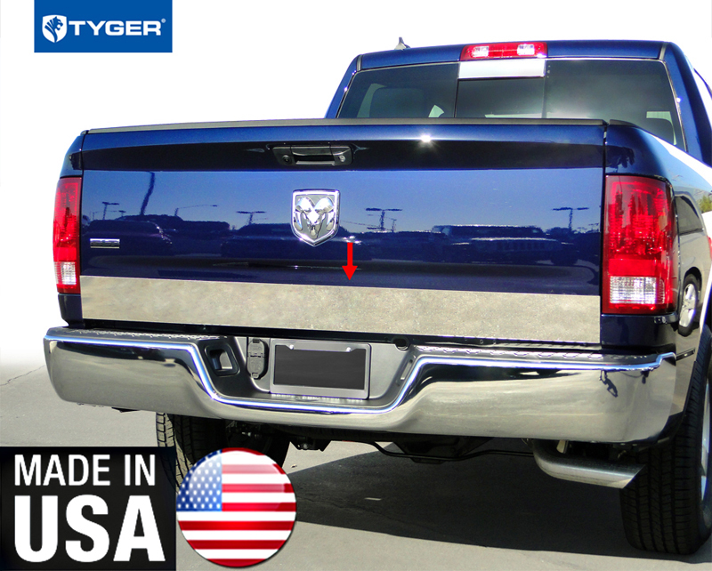 TYGER For 2009-2018 Dodge Ram Tailgate Plain Trim 6 1/4" 1PC | eBay